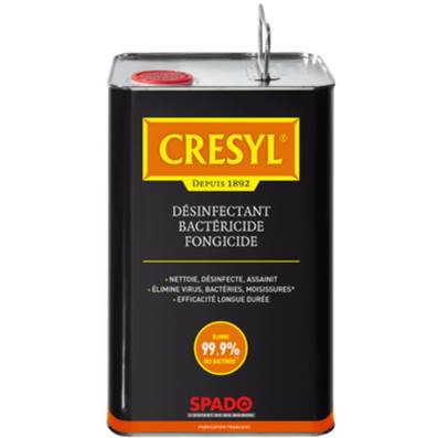 CRESYL, nettoyant et désinfectant surpuissant en 5L